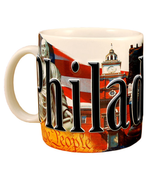 Philadelphia Color Relief Mug - Americaware