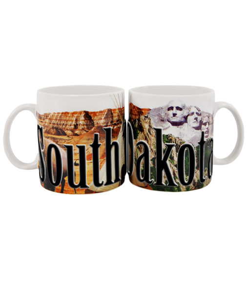 South Dakota Color Relief Mug - Americaware