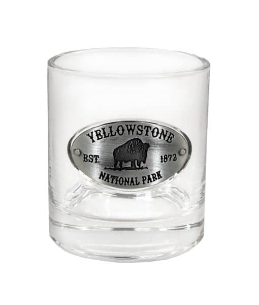 Yellowstone National Park Souvenir Whiskey Glass