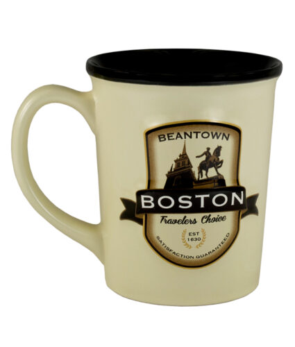 Boston Emblem Mug - Beige - Americaware
